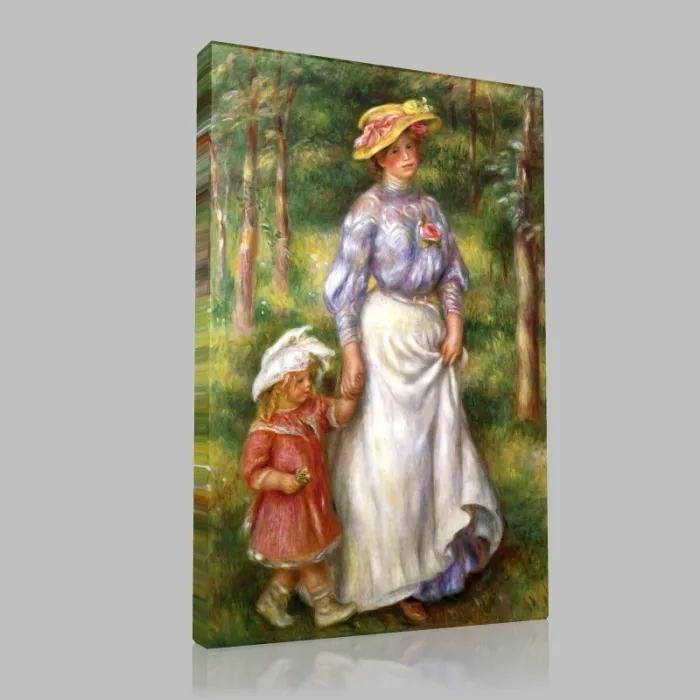Renoir-The walk Tablo | Tablobak - Türkiye'nin Kanvas Tablo Galerisi